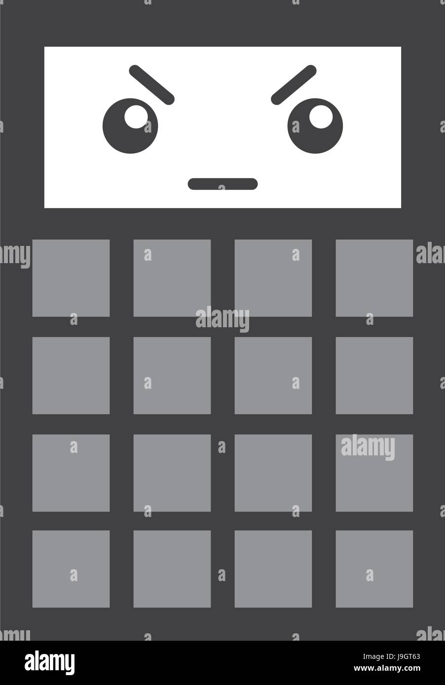 kawaii calculator cartoon Stock Vector Image & Art - Alamy