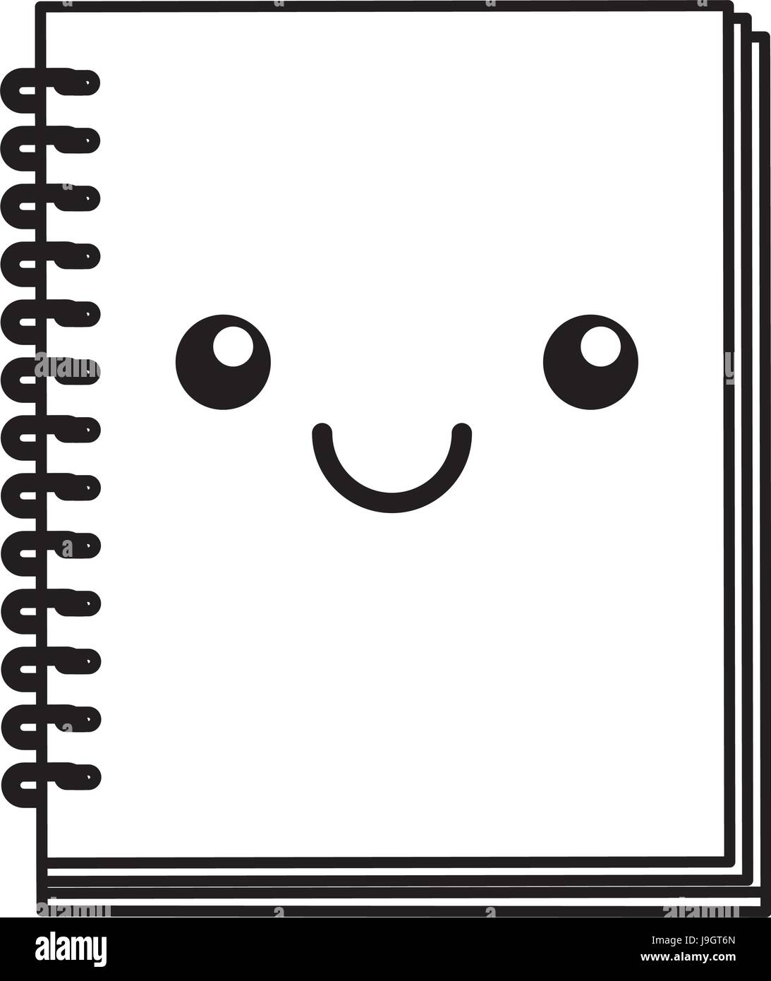 kawaii note book Stock Vector Image & Art - Alamy