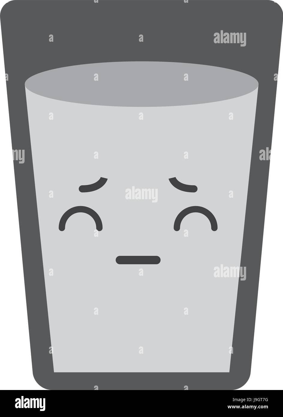 kawaii water glass Stock Vector Image & Art - Alamy