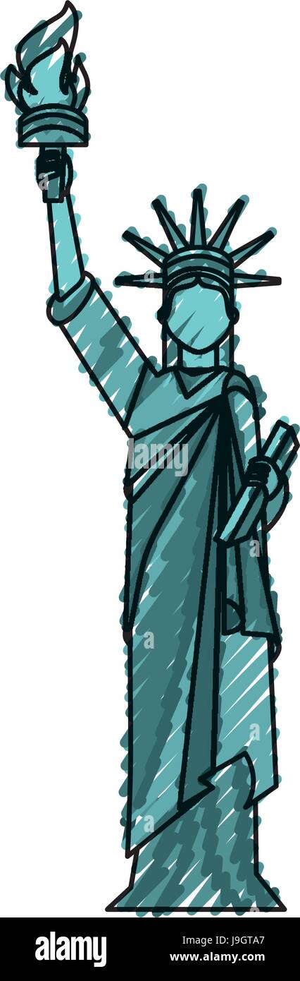 Statue Of Liberty Cartoon High Resolution Stock Photography and Images ...