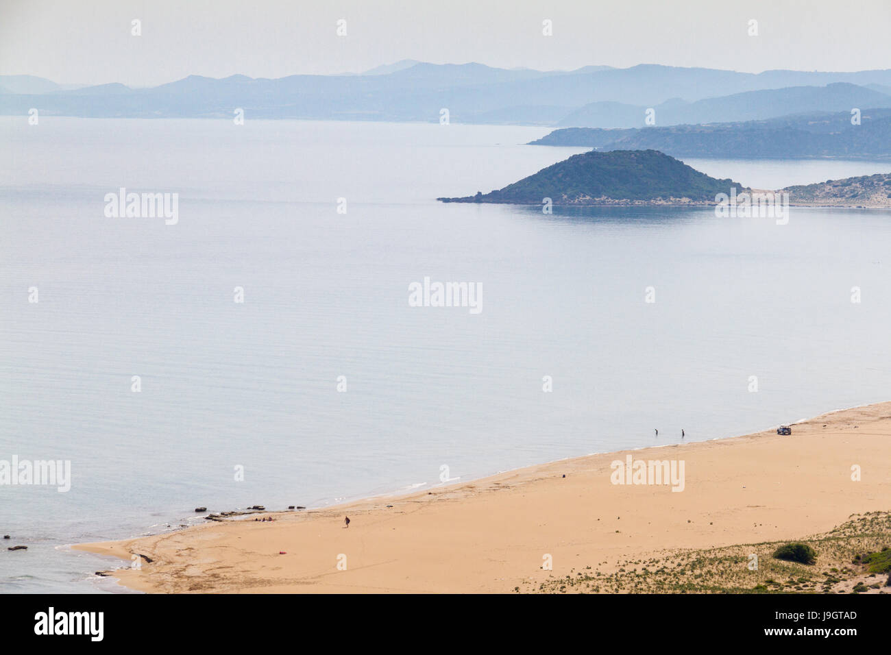 Golden beach or Turtle Beach in Karpasia, Island of Cyprus near ...