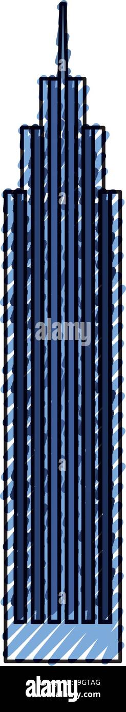 blue skyscraper cartoon Stock Vector Image & Art - Alamy