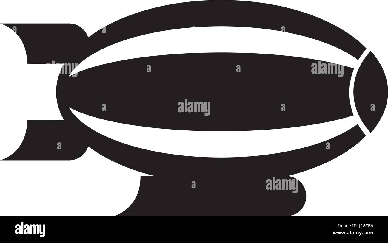 airship blimp cartoon Stock Vector Image & Art - Alamy