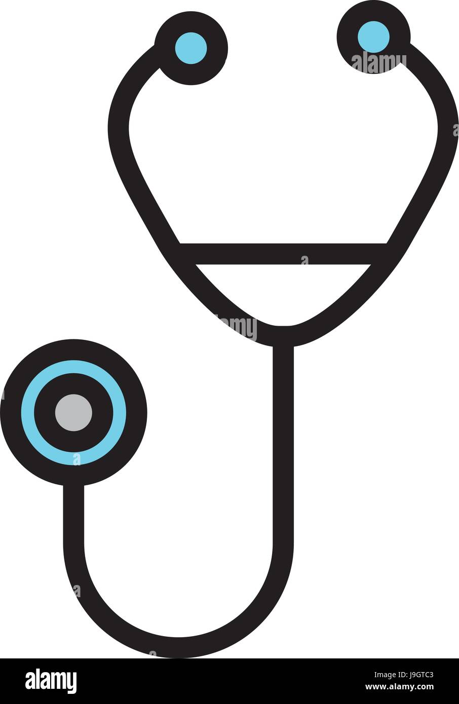 blue stethoscope cartoon Stock Vector Image & Art - Alamy