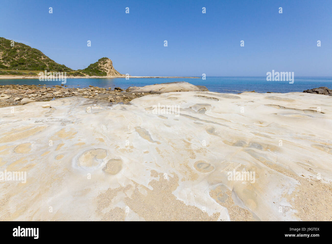 South Beach on road from Rizokarpaso to Apostolos Andreas, Karpasia ...