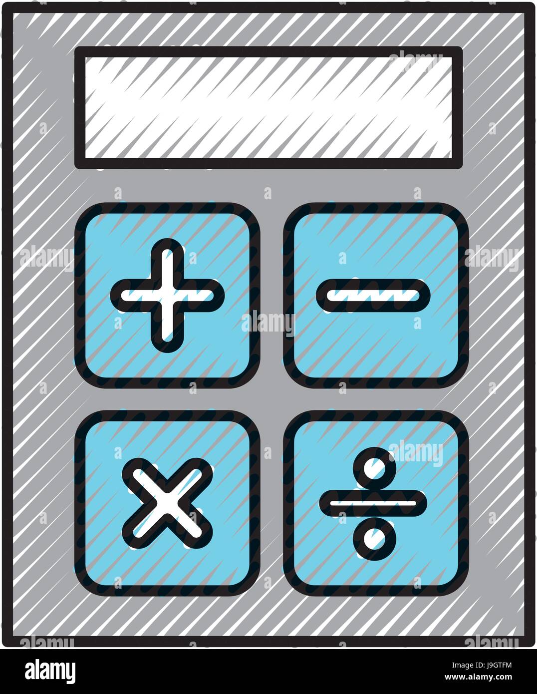 Calculator cartoon grey illustration hi-res stock photography and ...