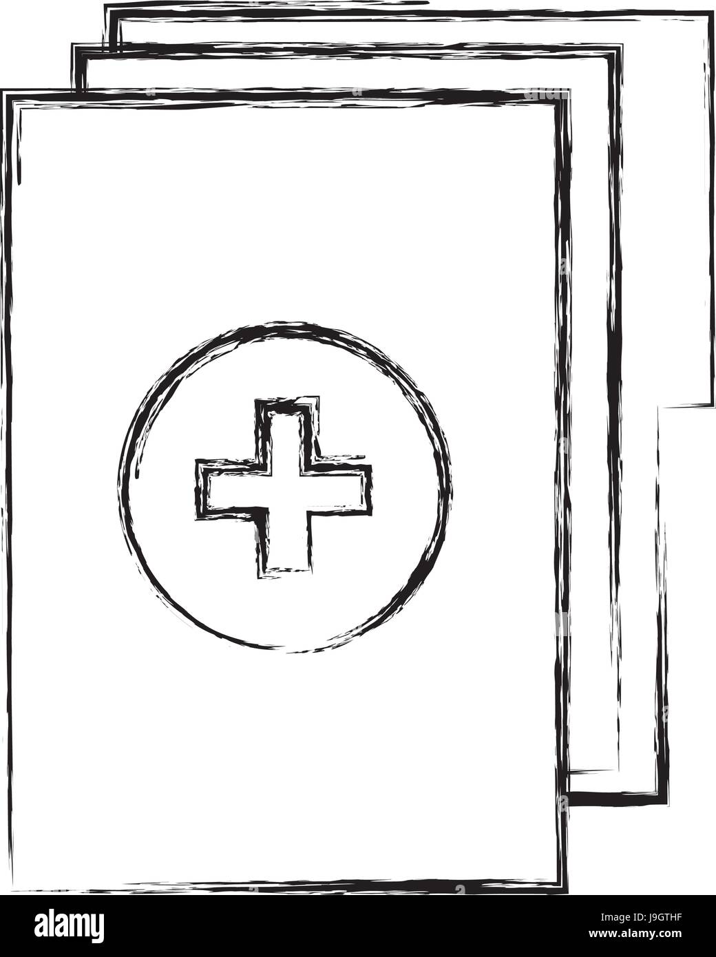 sketch draw medical history folder Stock Vector Image & Art - Alamy