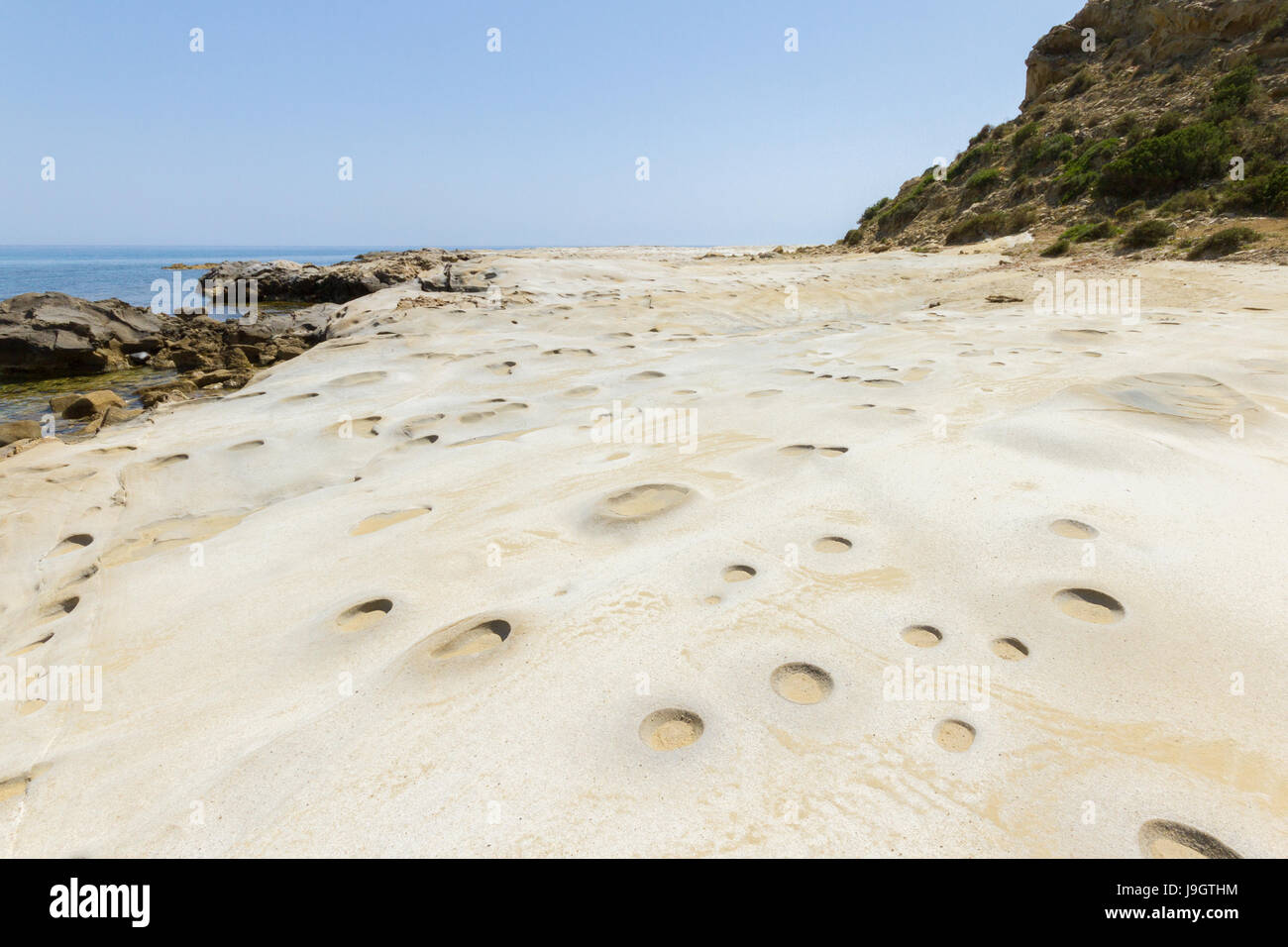 South Beach on road from Rizokarpaso to Apostolos Andreas, Karpasia ...