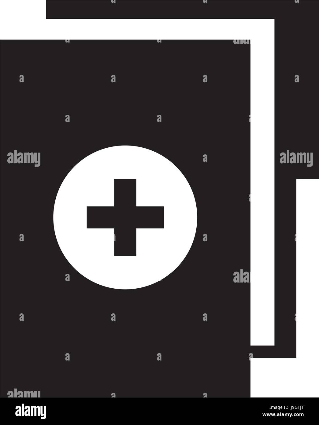 Black medical health record folder Stock Vector Images - Alamy