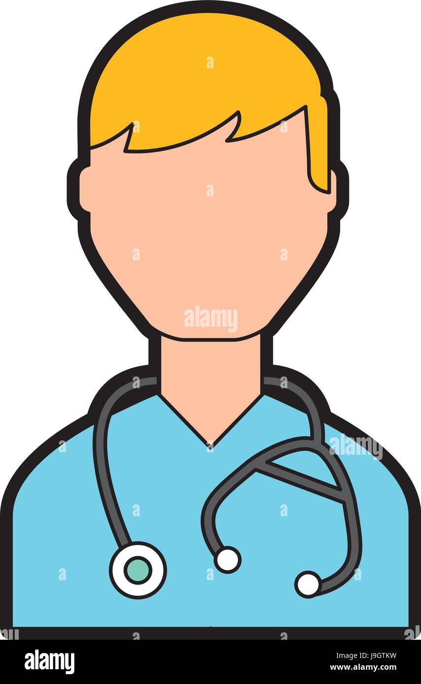 Blond male character Stock Vector Images - Alamy