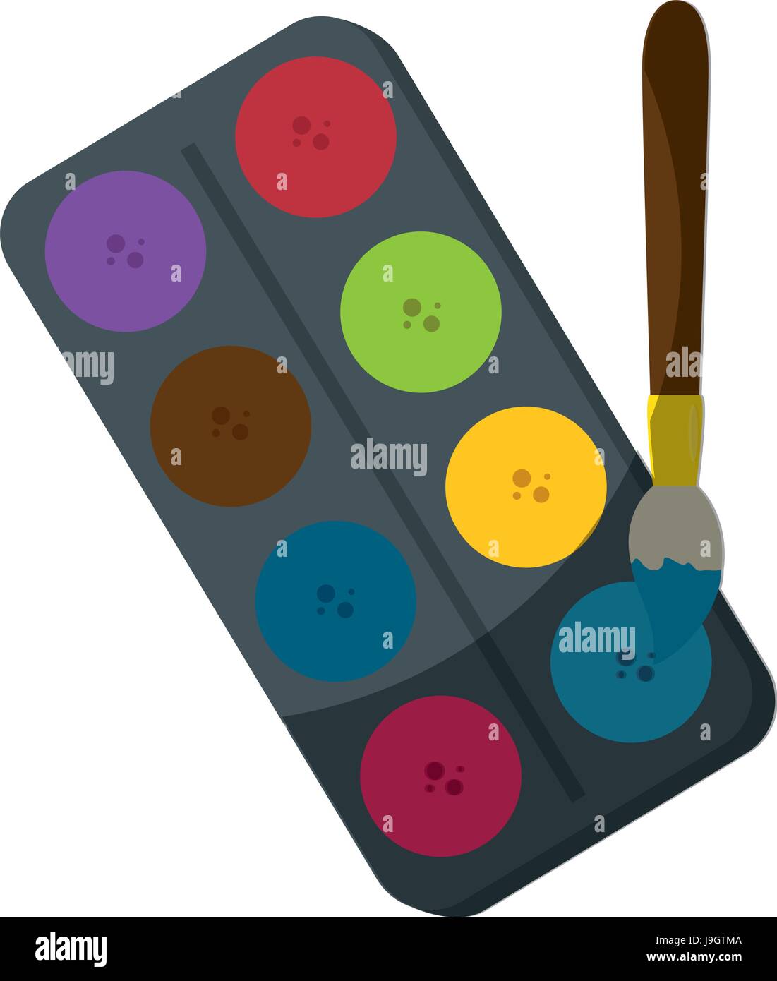 paint palette icon Stock Vector Image & Art - Alamy