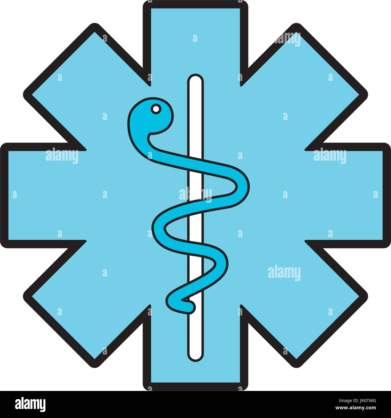 Caduceus medical shield hi-res stock photography and images - Alamy