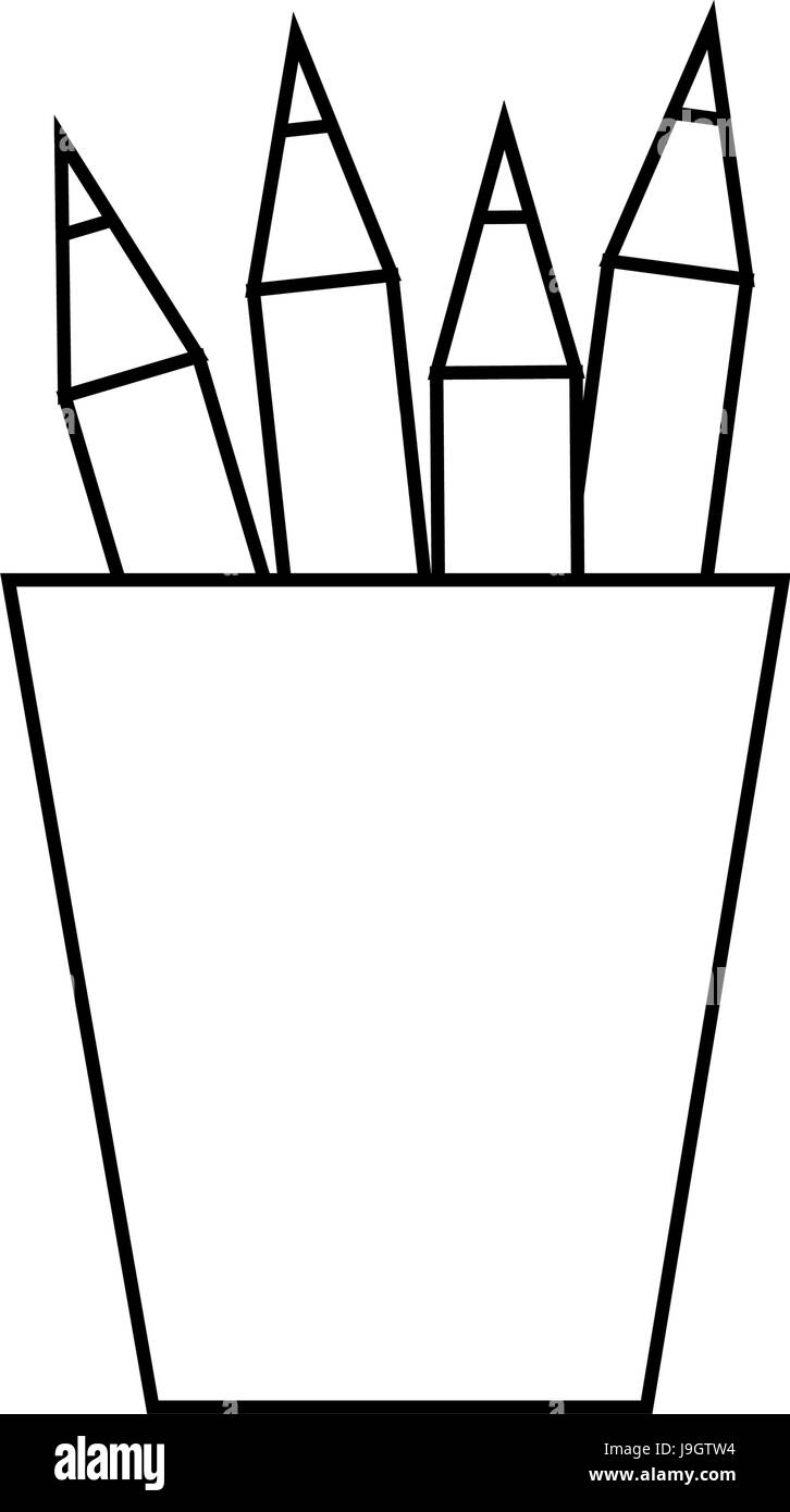 pencil colors icon Stock Vector Image & Art - Alamy