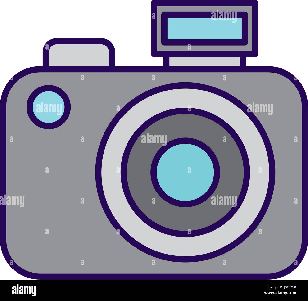 cute grey camera cartoon Stock Vector Image & Art - Alamy