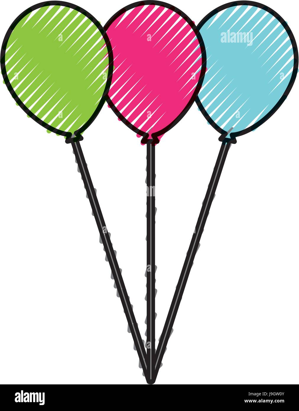 scribble balloons cartoon Stock Vector Image & Art - Alamy