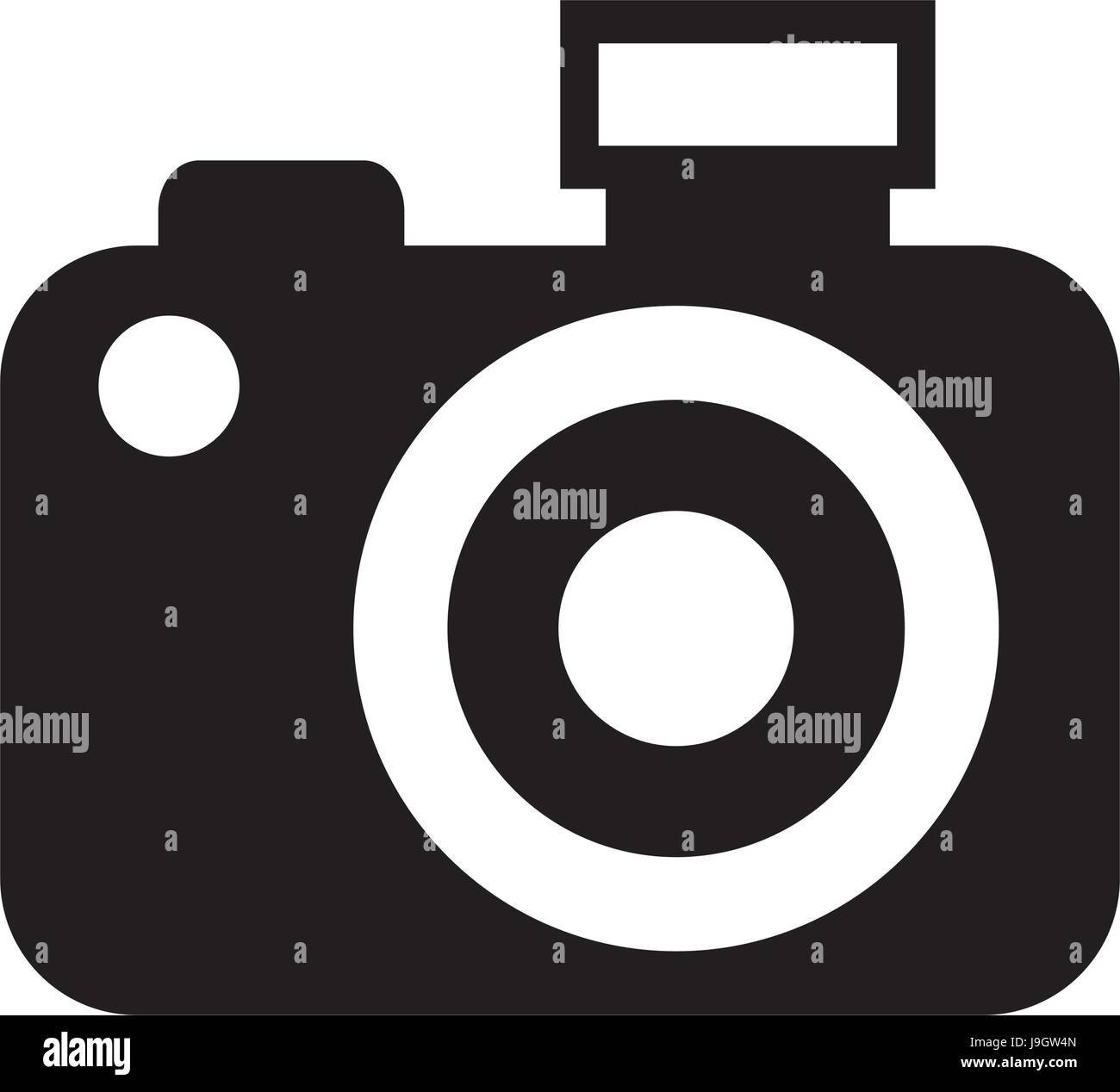 black icon camera cartoon Stock Vector Image & Art - Alamy