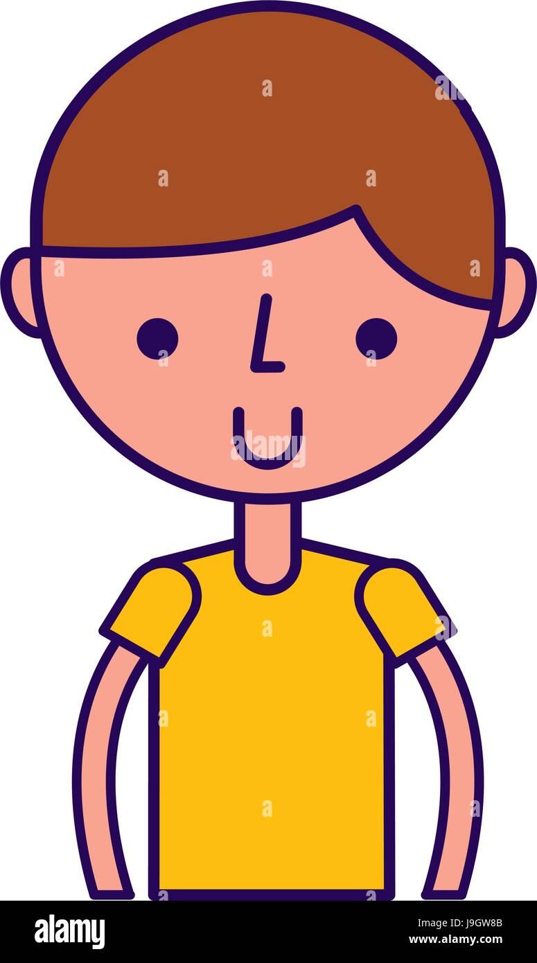 upper body boy cartoon Stock Vector Image & Art - Alamy