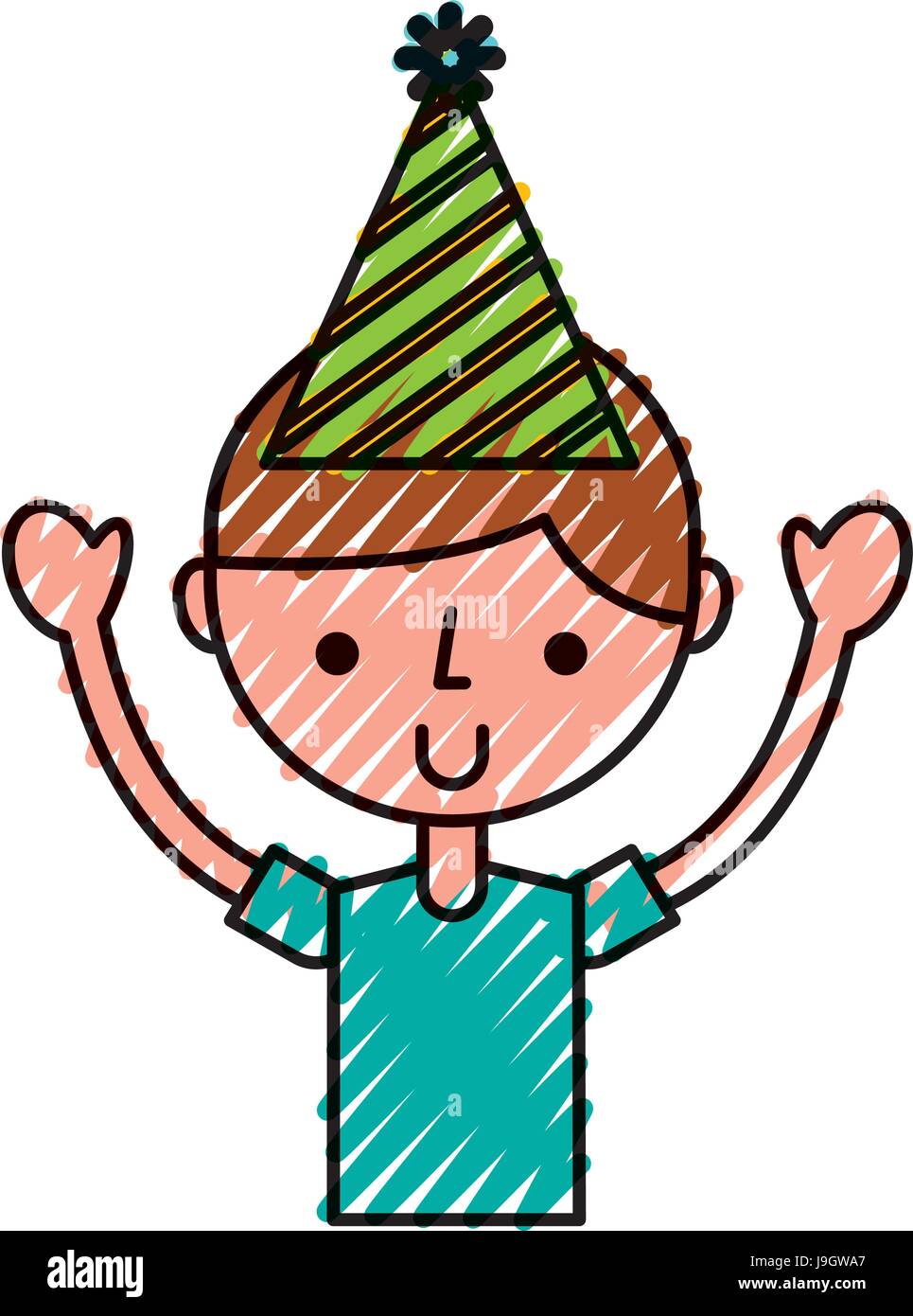 upper body party boy Stock Vector Image & Art - Alamy