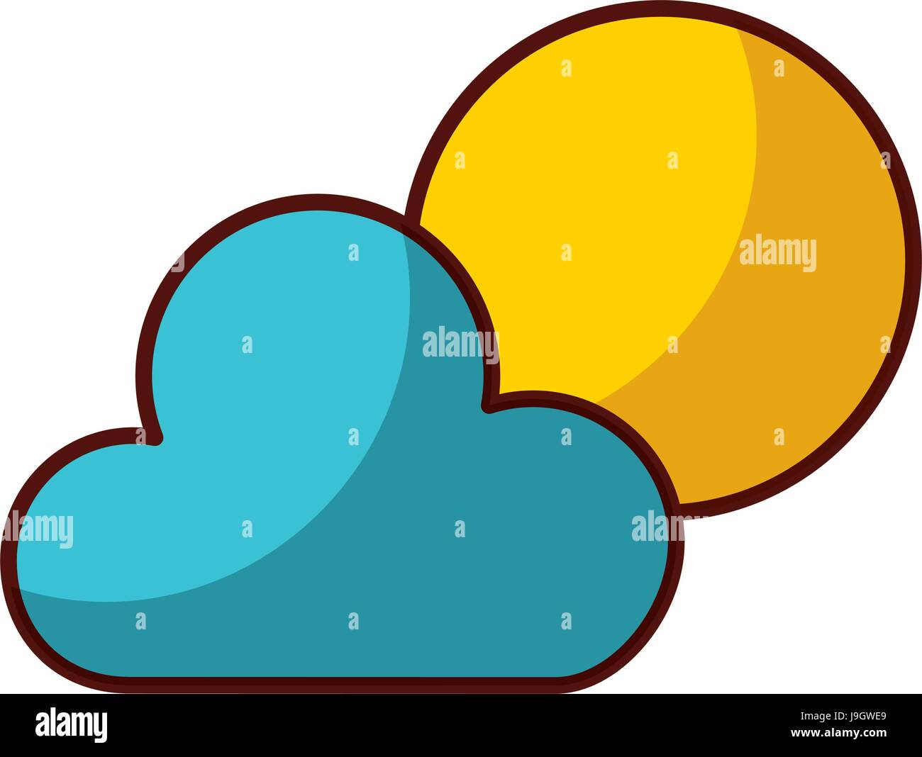 shadow sun and cloud Stock Vector Image & Art - Alamy