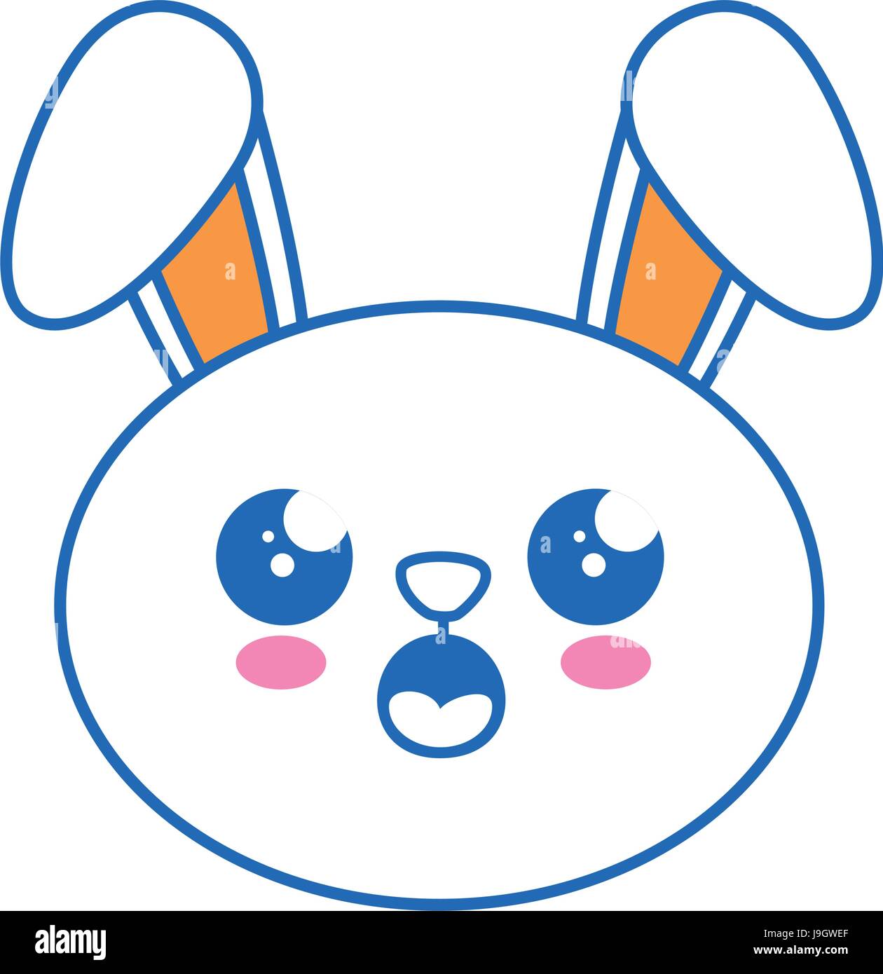 Bunny Kawaii Cartoon Stock Vector Image And Art Alamy