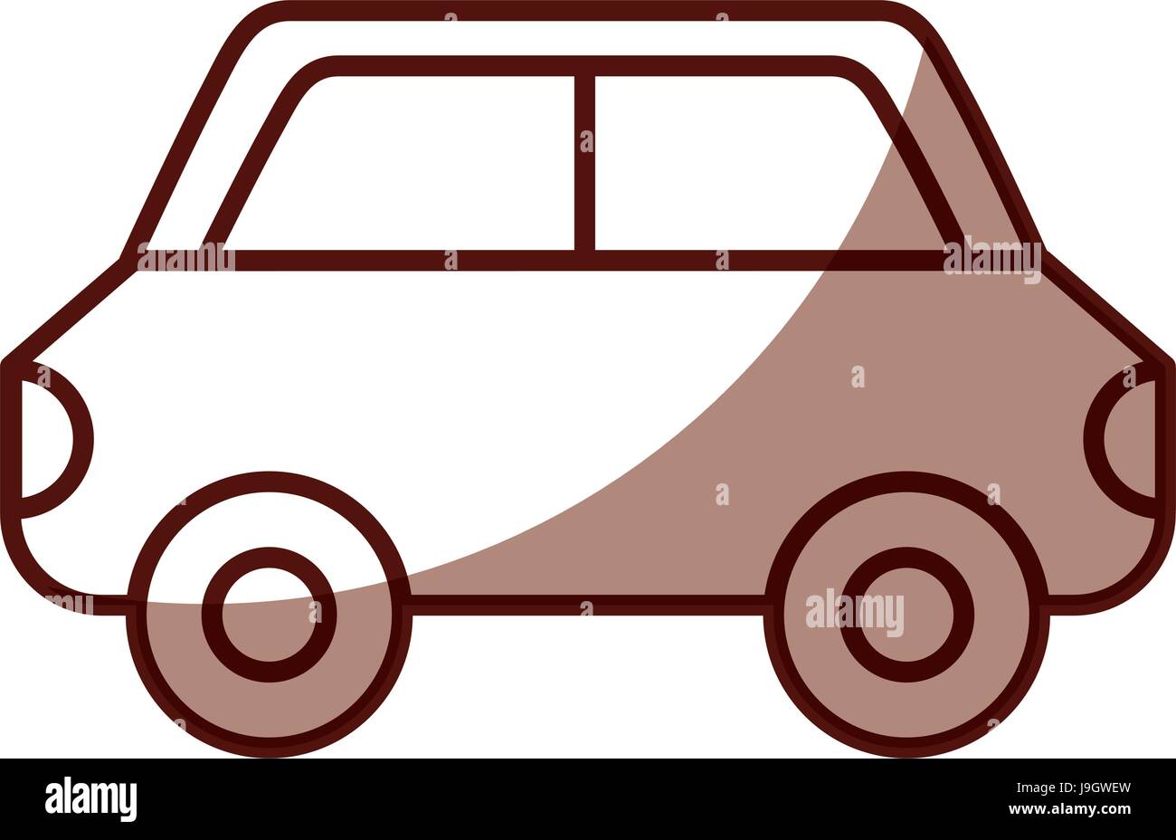 shadow car cartoon Stock Vector Image & Art - Alamy