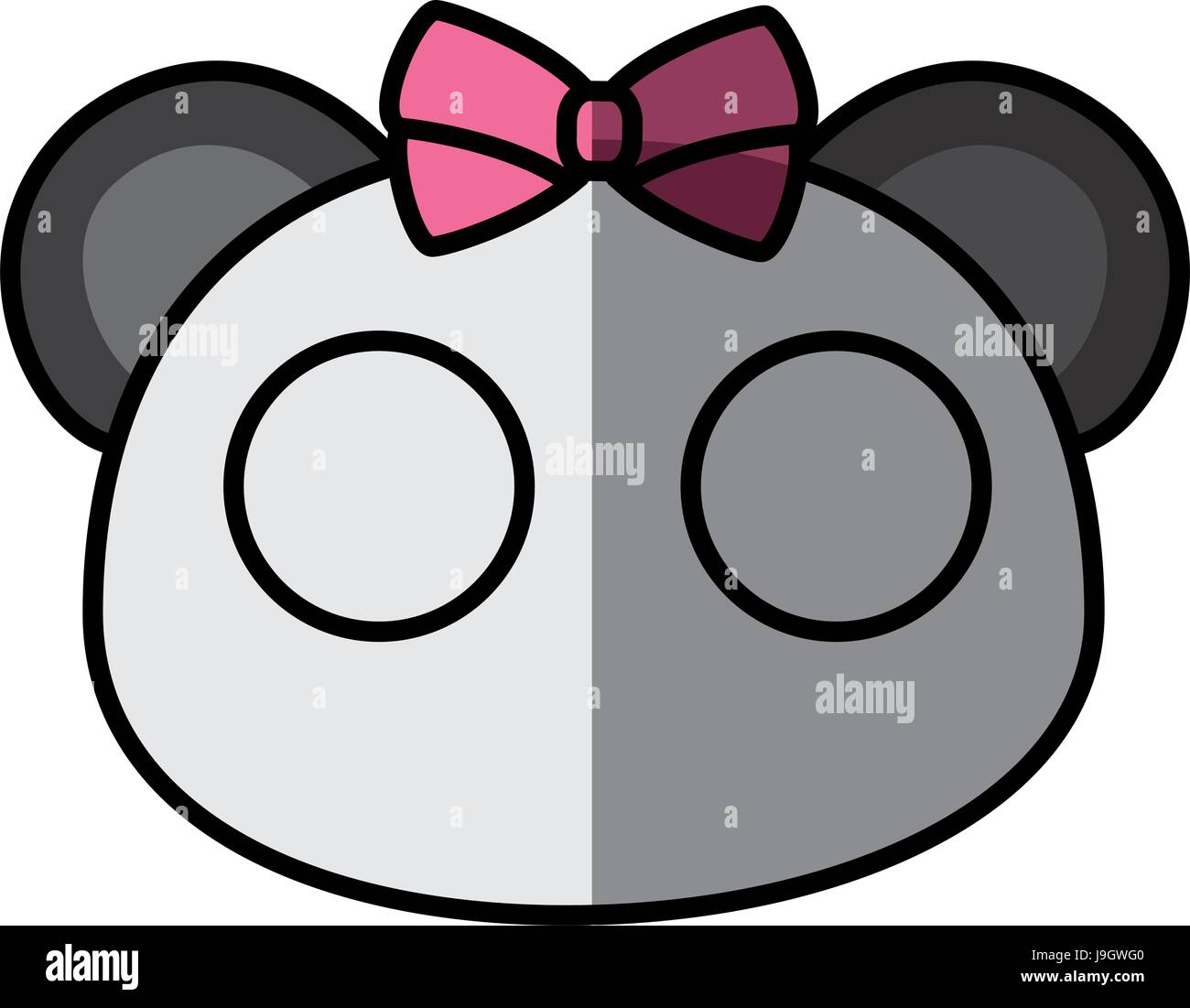 Panda faceless cartoon Stock Vector Image & Art - Alamy