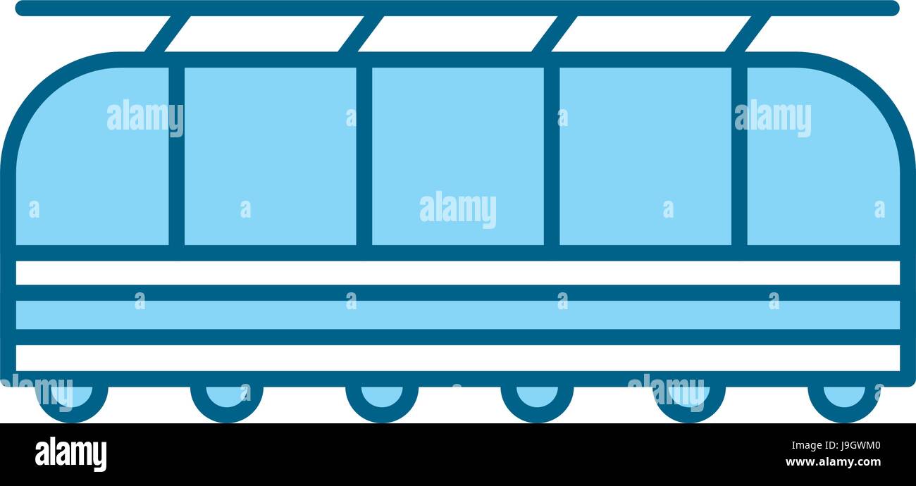 blue train cartoon Stock Vector Image & Art - Alamy