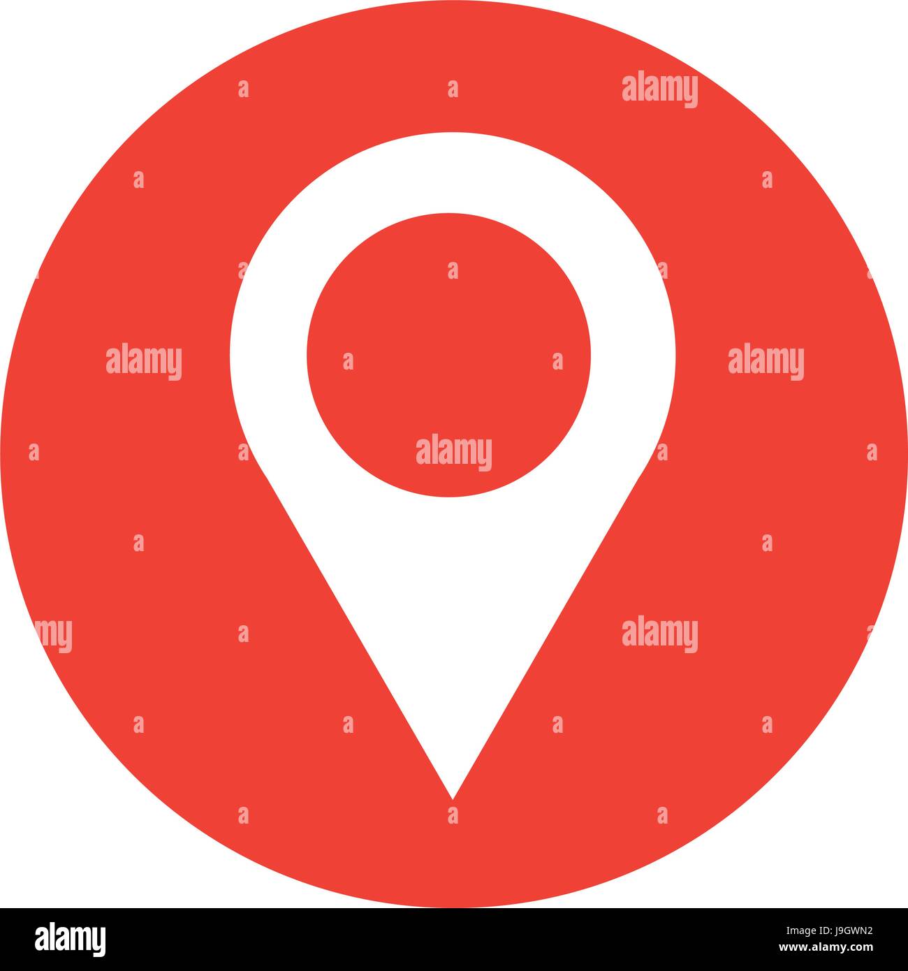 gps map pointer cartoon Stock Vector Image & Art - Alamy