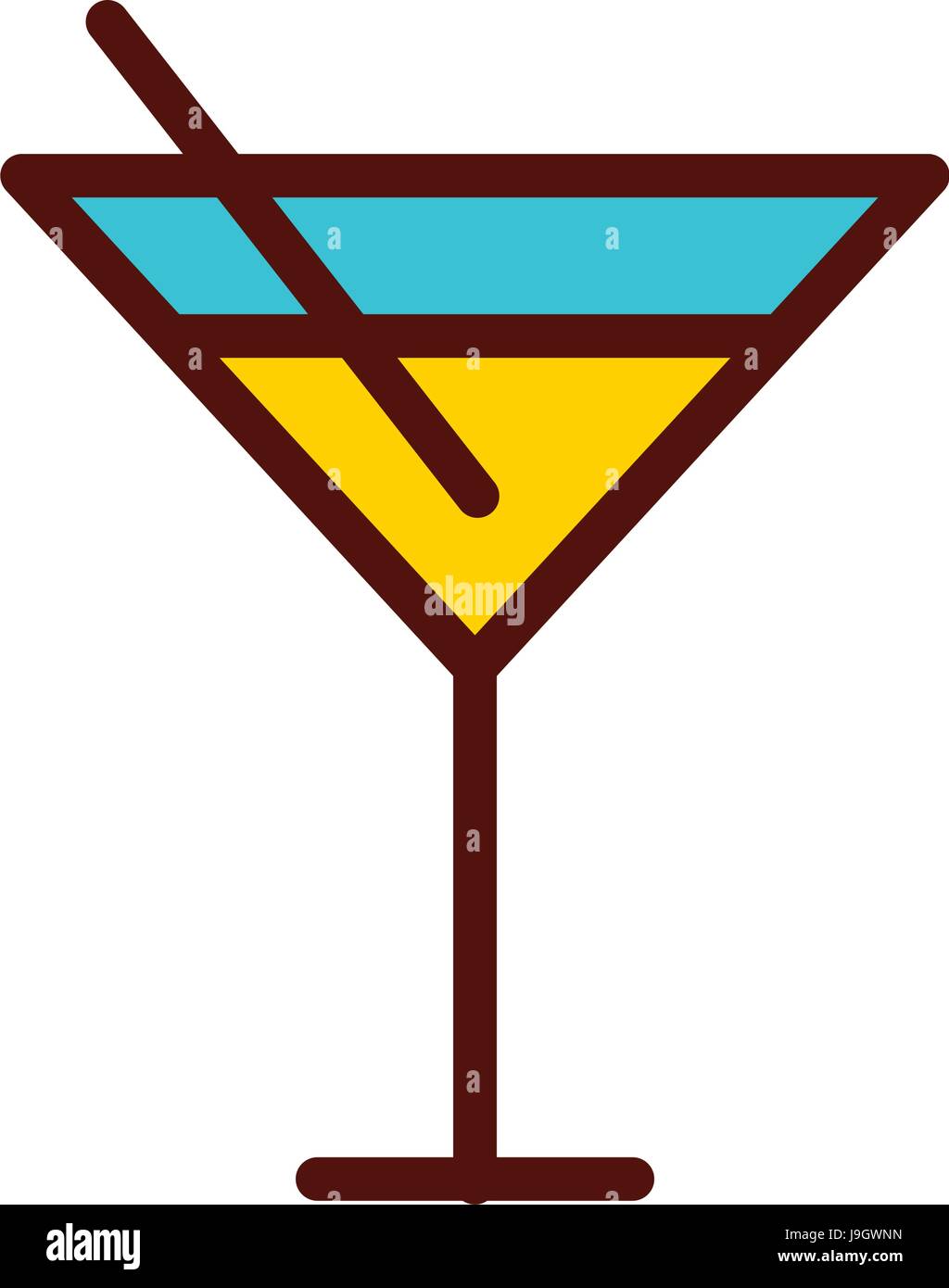 Gin cocktail garnish Stock Vector Images - Alamy