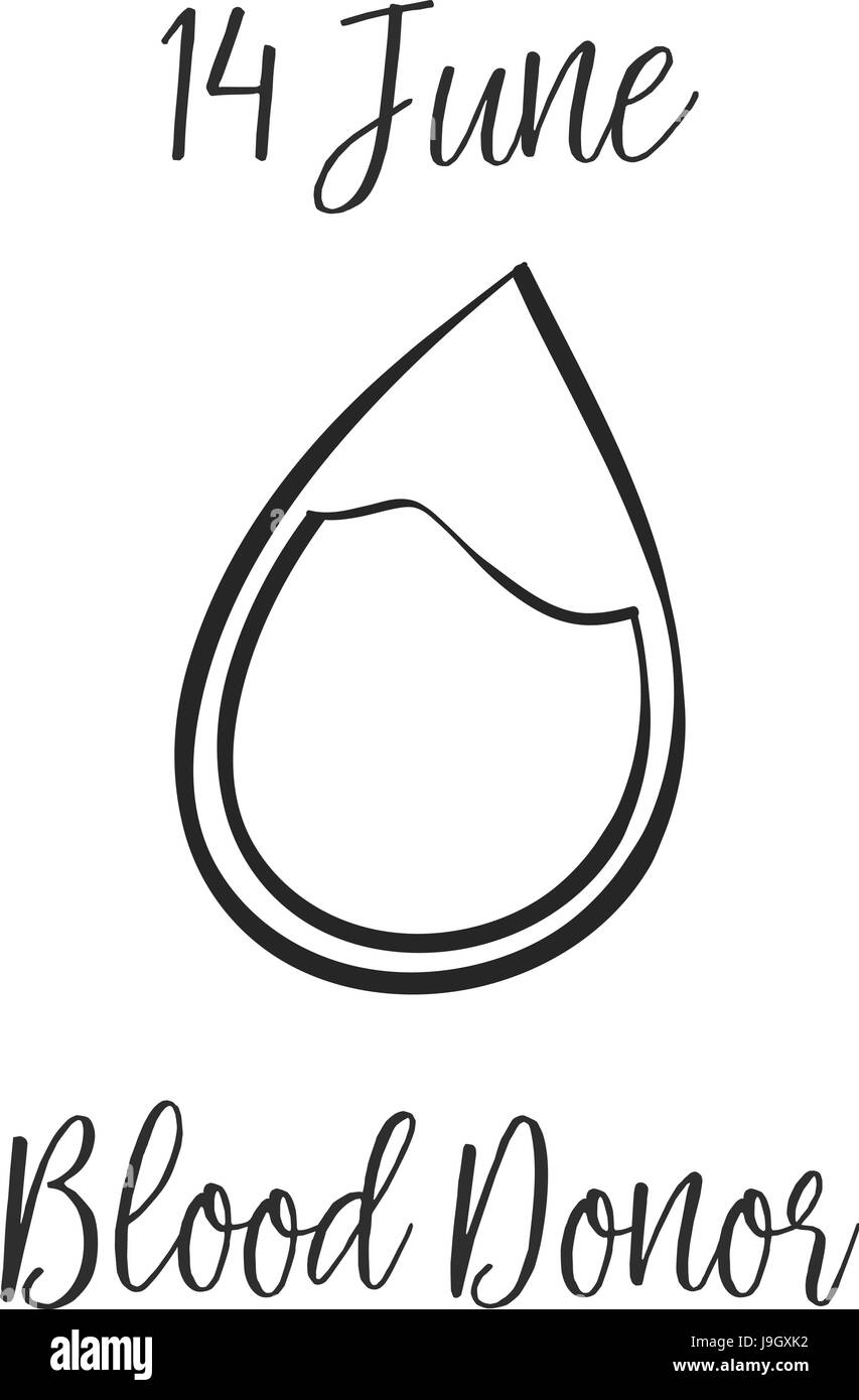Blood donor day hand Stock Vector Images - Alamy