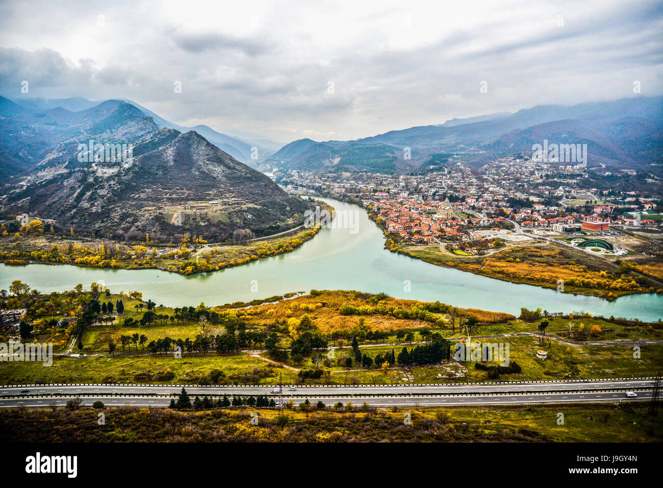 View town mtskheta svetitskhoveli temple hi-res stock photography and ...