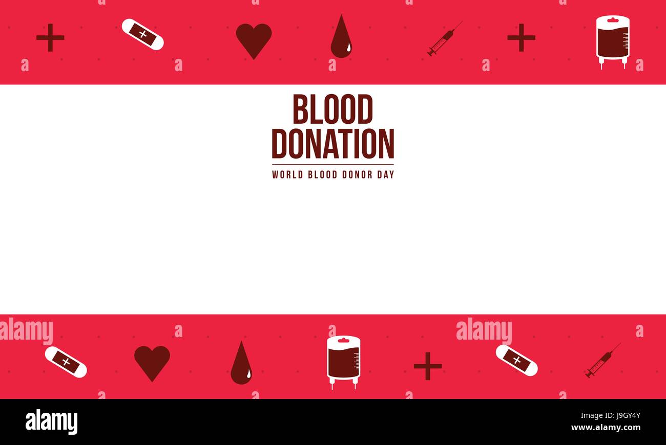 Banner of world blood donor day collection Stock Vector Image & Art - Alamy
