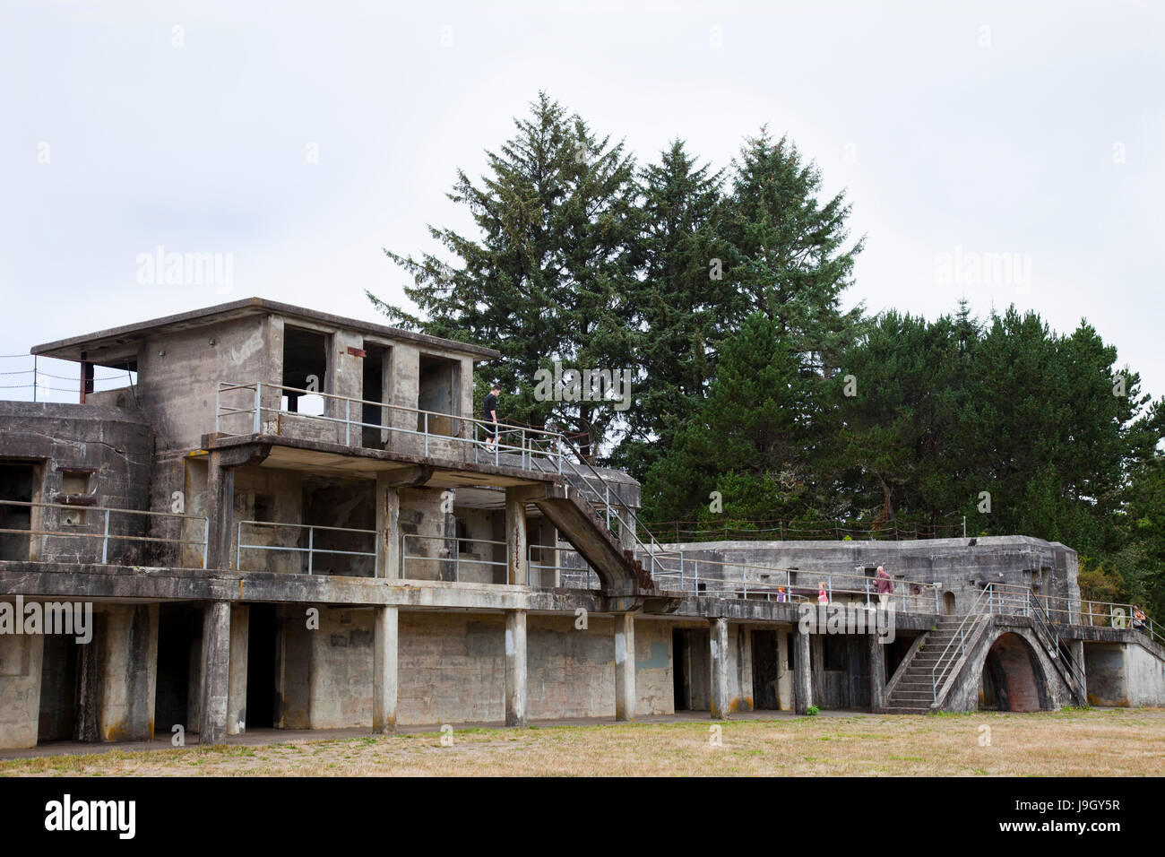 Battery Russell, Fort Stevens, area of Warrenton, Astoria, Oregon, USA ...