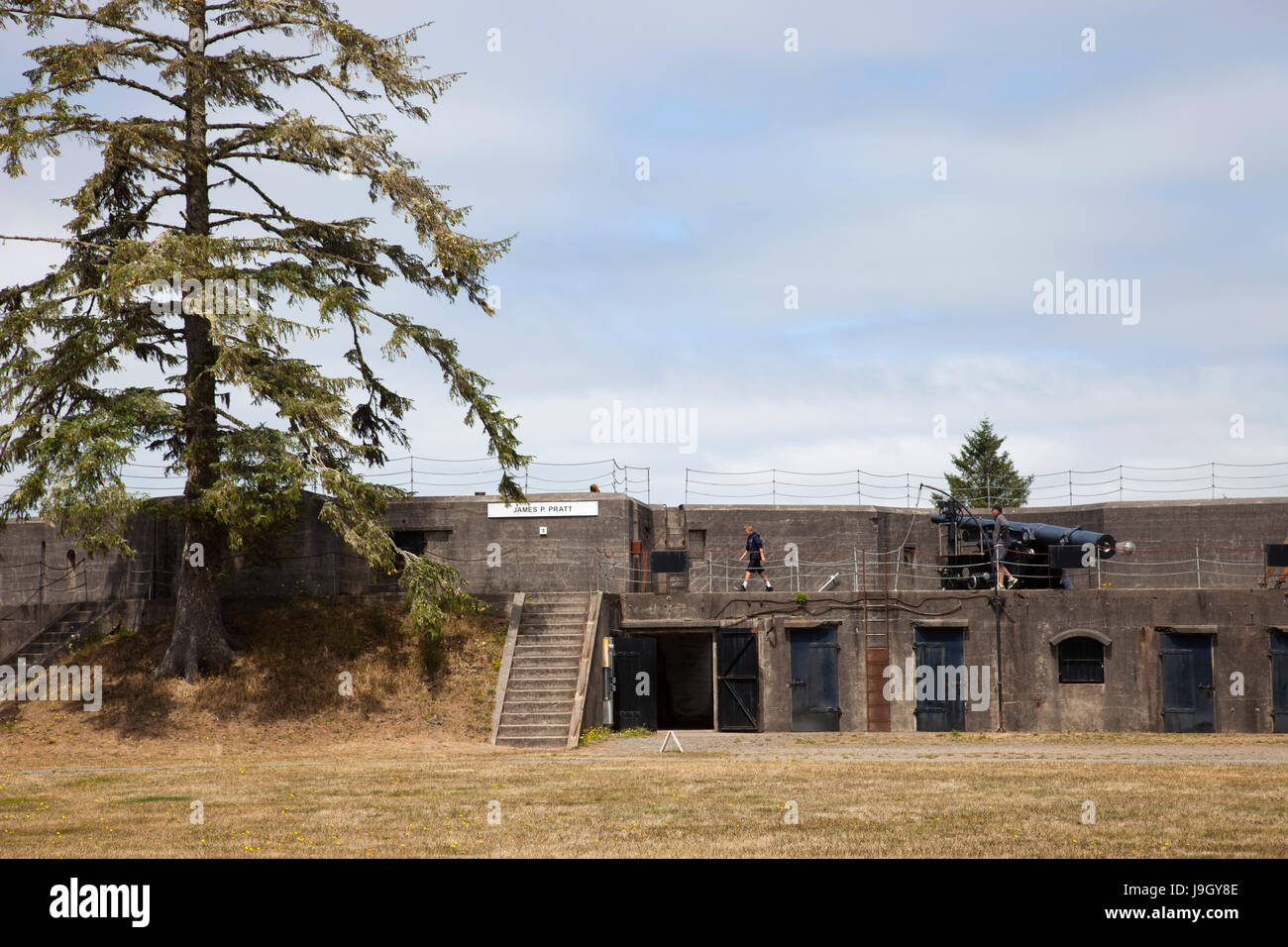 Battery Pratt, Fort Stevens, historical site, area of Warrenton ...