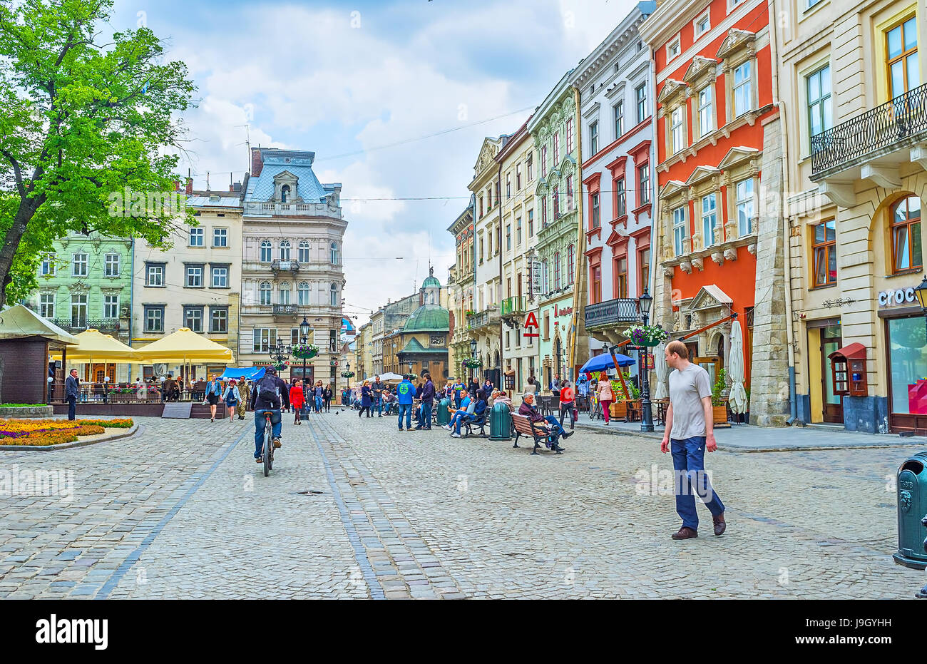 Lemberg Lviv Lvov Lwow People High Resolution Stock Photography and ...