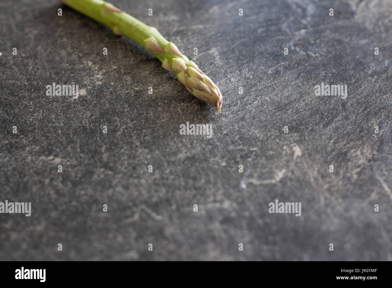 one asparagus on top Stock Photo - Alamy