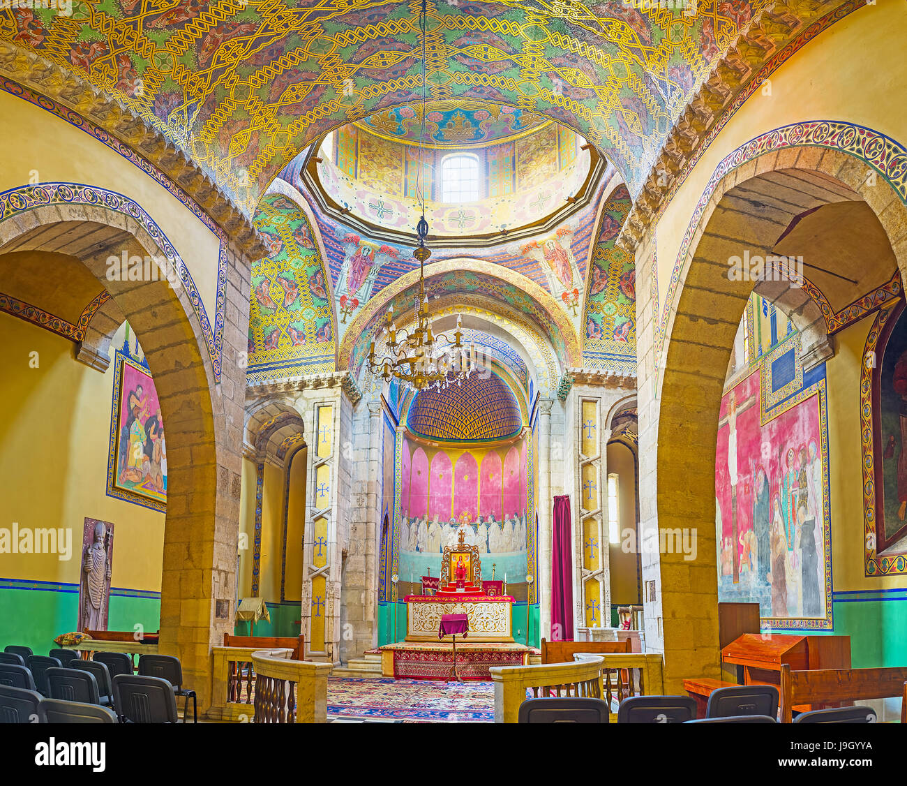 Fresco armenian cathedral lviv hi-res stock photography and images - Alamy