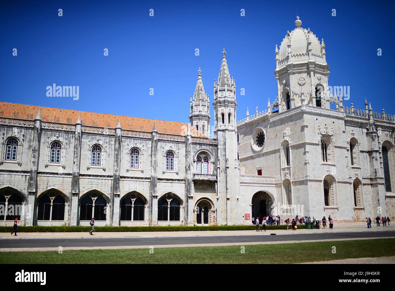 The Jeronimos Monastery or Hieronymites Monastery (The Mosteiro dos ...