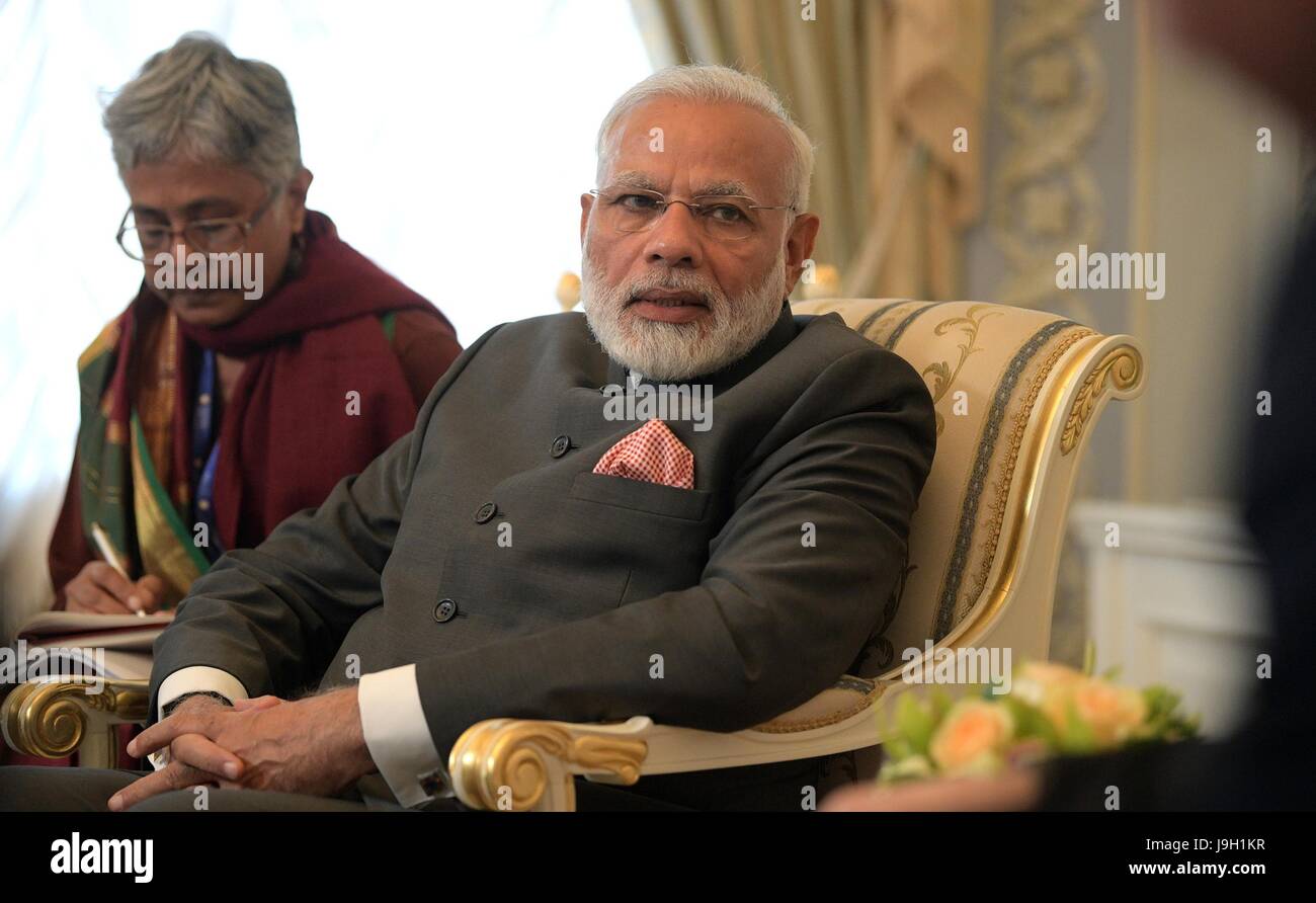 Indian Prime Minister Narendra Modi during a bilateral meeting with ...