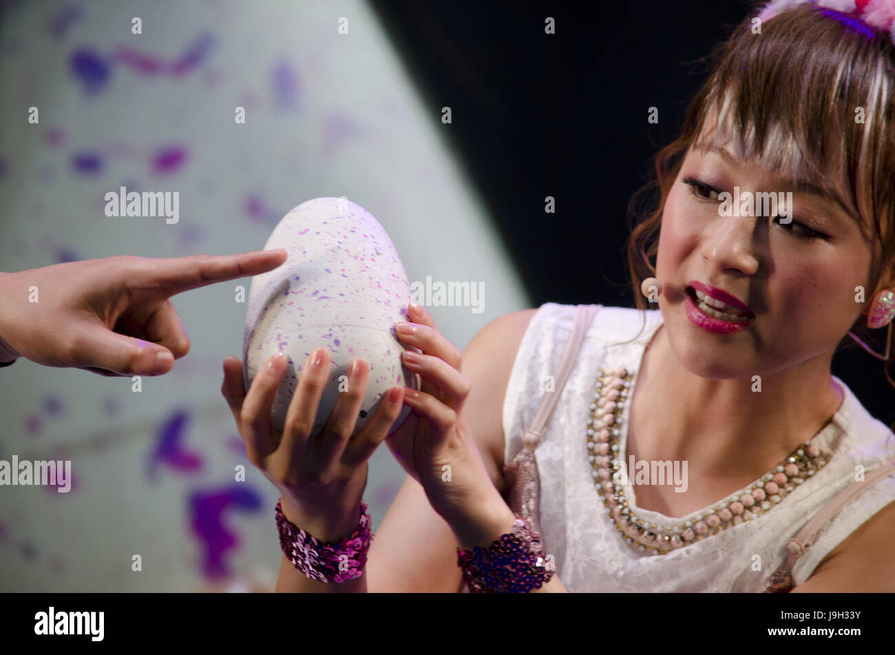 Tokyo, Japan. 1st June, 2017. (28 year old) Nana Suzuki of Japan attended the announcement of ...