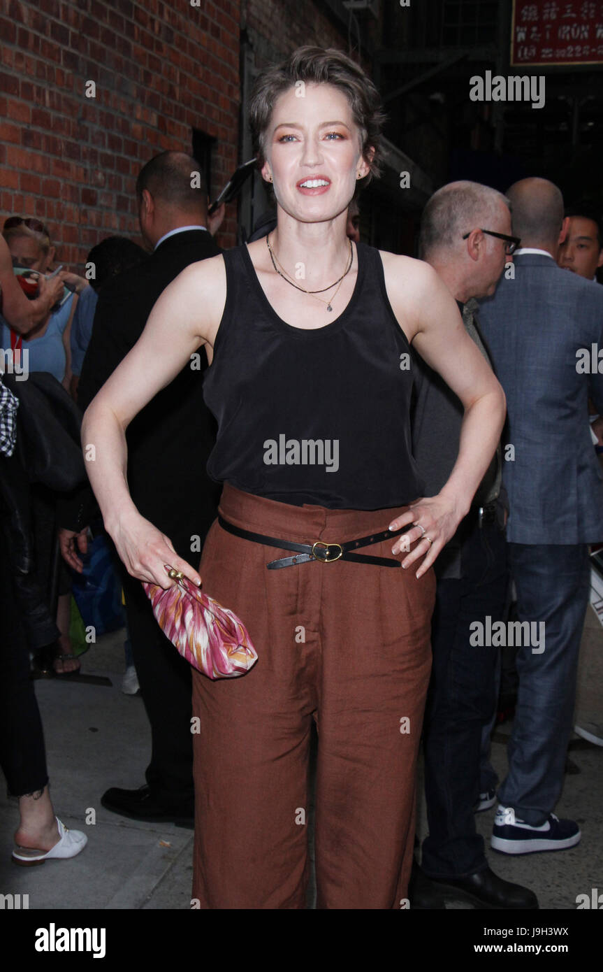 New York, NY, USA. 1st June, 2017. Carrie Coon arriving to the HBO ...