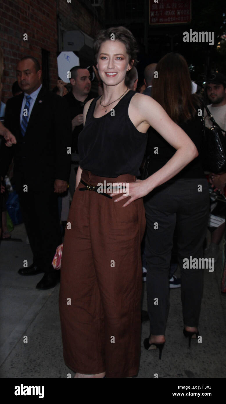 New York, NY, USA. 1st June, 2017. Carrie Coon arriving to the HBO ...