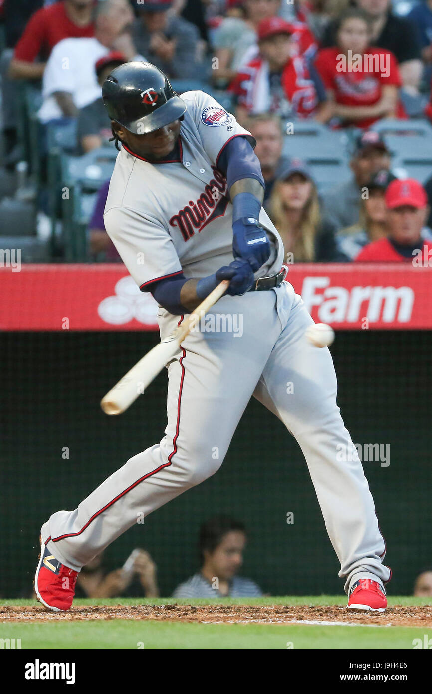 Anaheim, California, USA. 1st Jun, 2017. Minnesota Twins third baseman ...