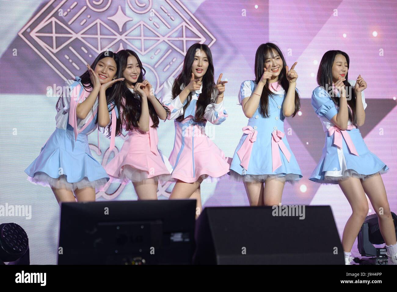 Seoul, Korea. 01st May, 2017. ELRIS hold showcase to promote their ...