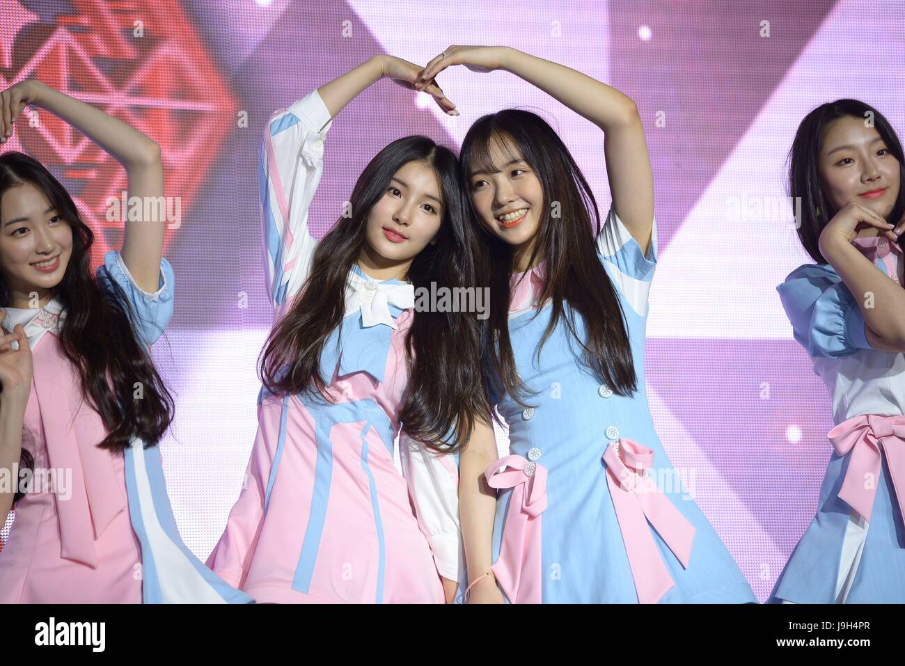 Seoul, Korea. 01st May, 2017. ELRIS hold showcase to promote their ...