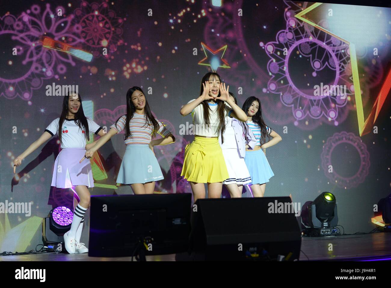 Seoul, Korea. 01st May, 2017. ELRIS hold showcase to promote their ...