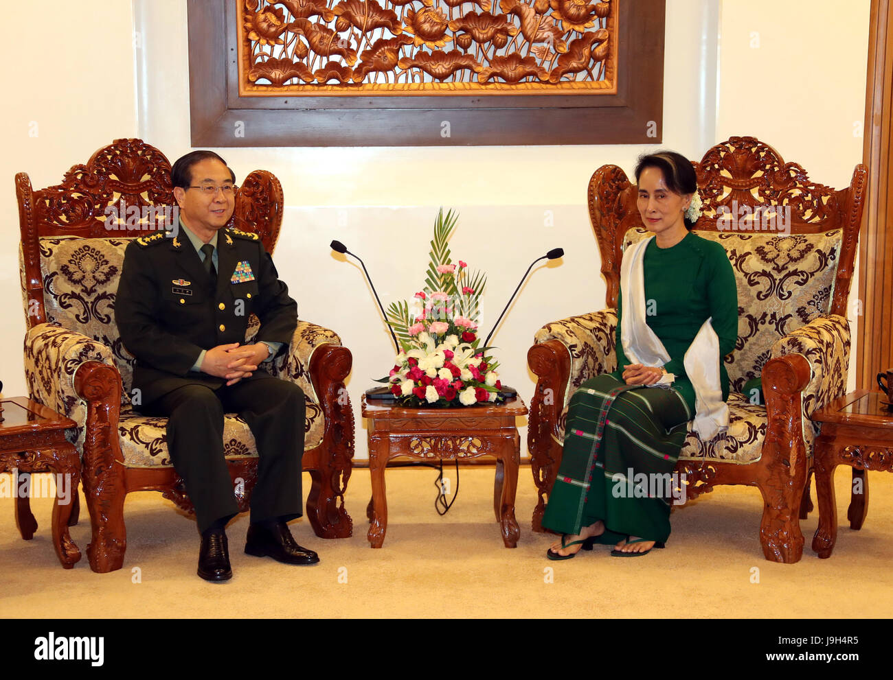 (170602) -- NAY PYI TAW, June 2, 2017 (Xinhua) -- Myanmar's State ...