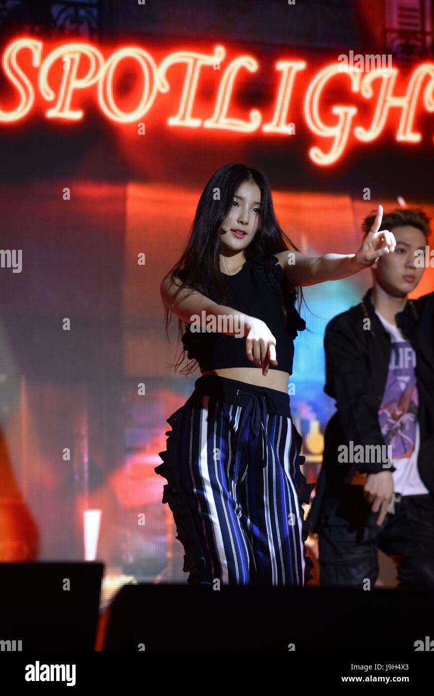 Seoul, Korea. 01st May, 2017. ELRIS hold showcase to promote their ...