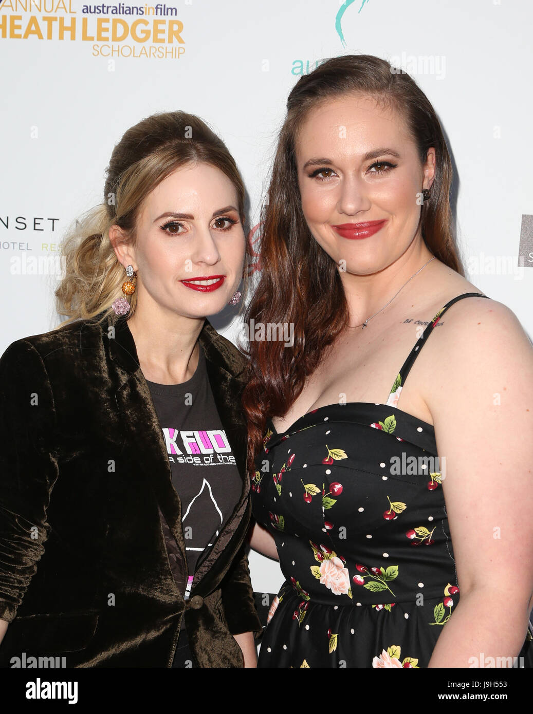 West Hollywood, Ca. 01st June, 2017. Ashleigh Bell, Kate Ledger, at The ...