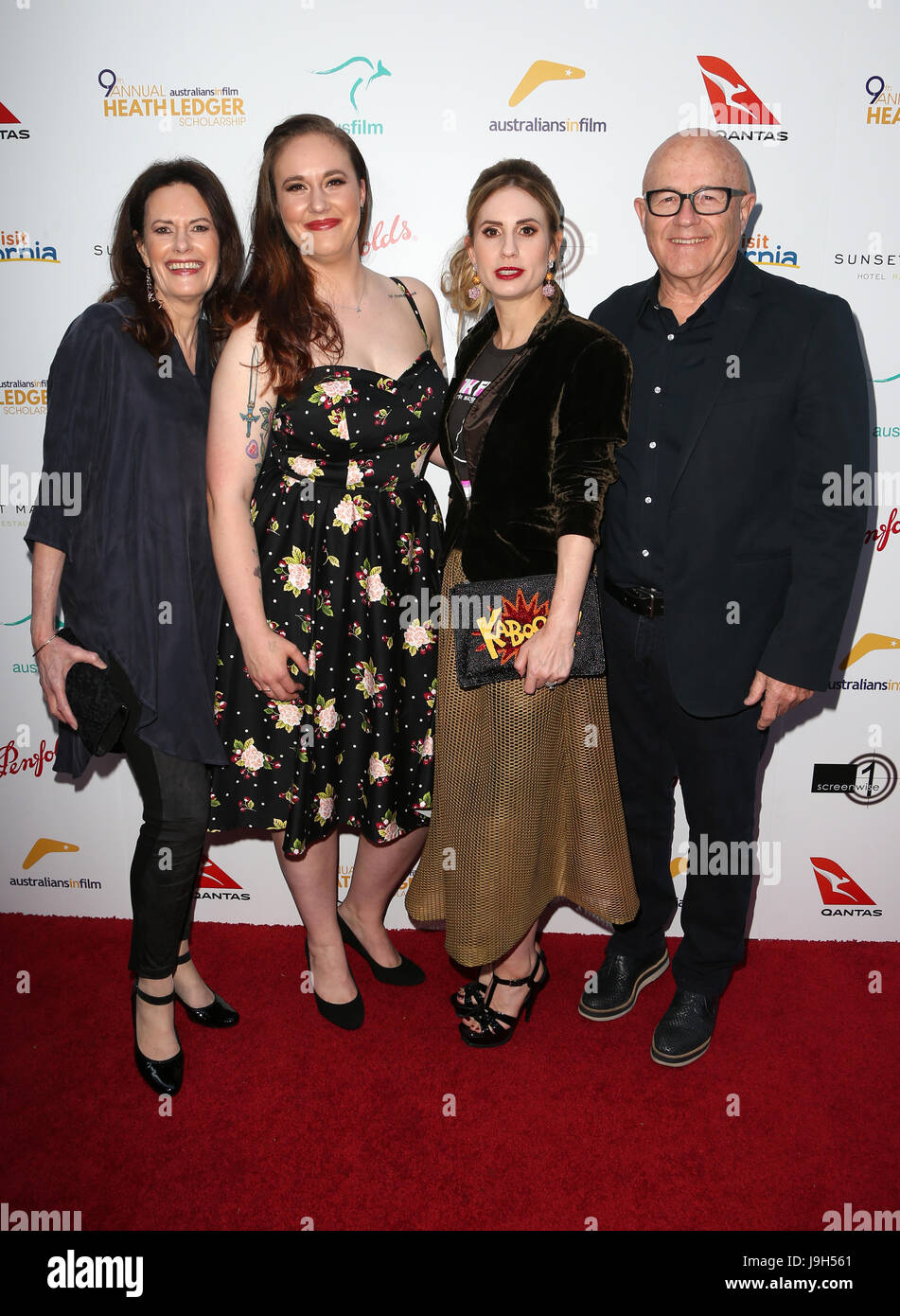 WEST HOLLYWOOD, CA June 01- Sally Bell, Ashleigh Bell, Kate Ledger, Kim ...